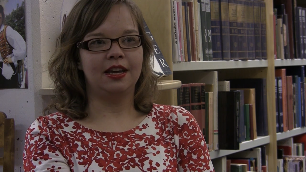 Salla Simukka Porin kaupunginkirjaston vieraana - Kirjastokaista