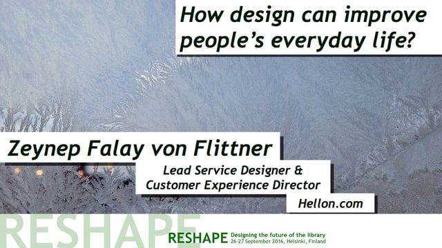 Zeynep Falay von Flittner: How design can improve peoples ́ everyday ...