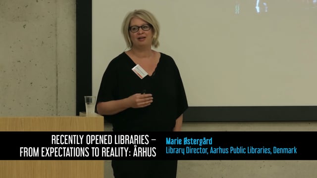 Marie Østergård: Recently opened libraries – From Expectations to ...