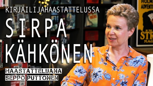 Kirjailijahaastattelussa Sirpa Kähkönen - Kirjastokaista