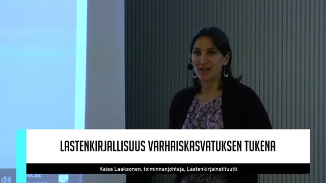 Kaisa Laaksonen: Lastenkirjallisuus varhaiskasvatuksen tukena ...