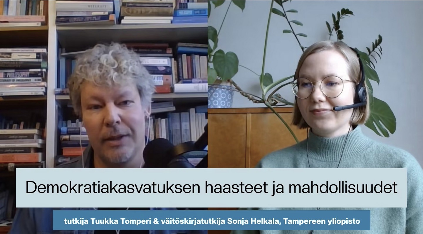 Tuukka Tomperi ja Sonja Helkala: Demokratiakasvatuksen haasteet ja ...