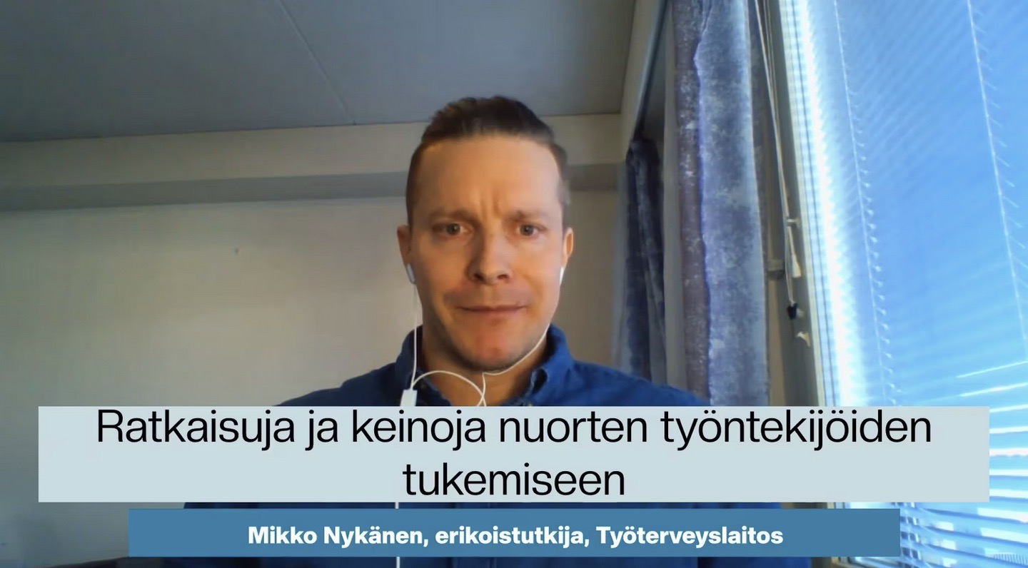 Mikko Nykänen: Ratkaisuja ja keinoja nuorten työntekijöiden tukemiseen - Kirjastokaista