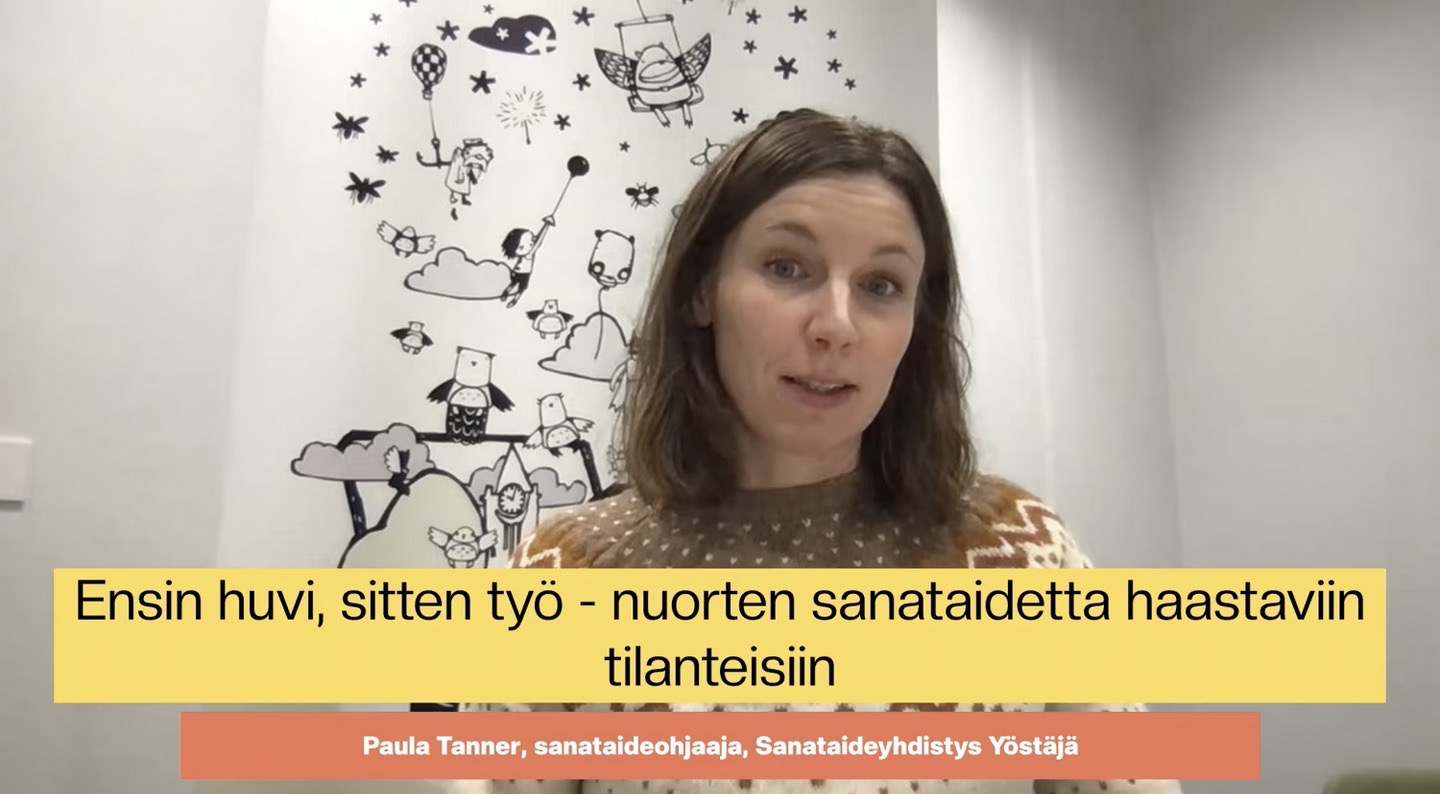 Paula Tanner: Ensin huvi, sitten työ - nuorten sanataidetta haastaviin ...