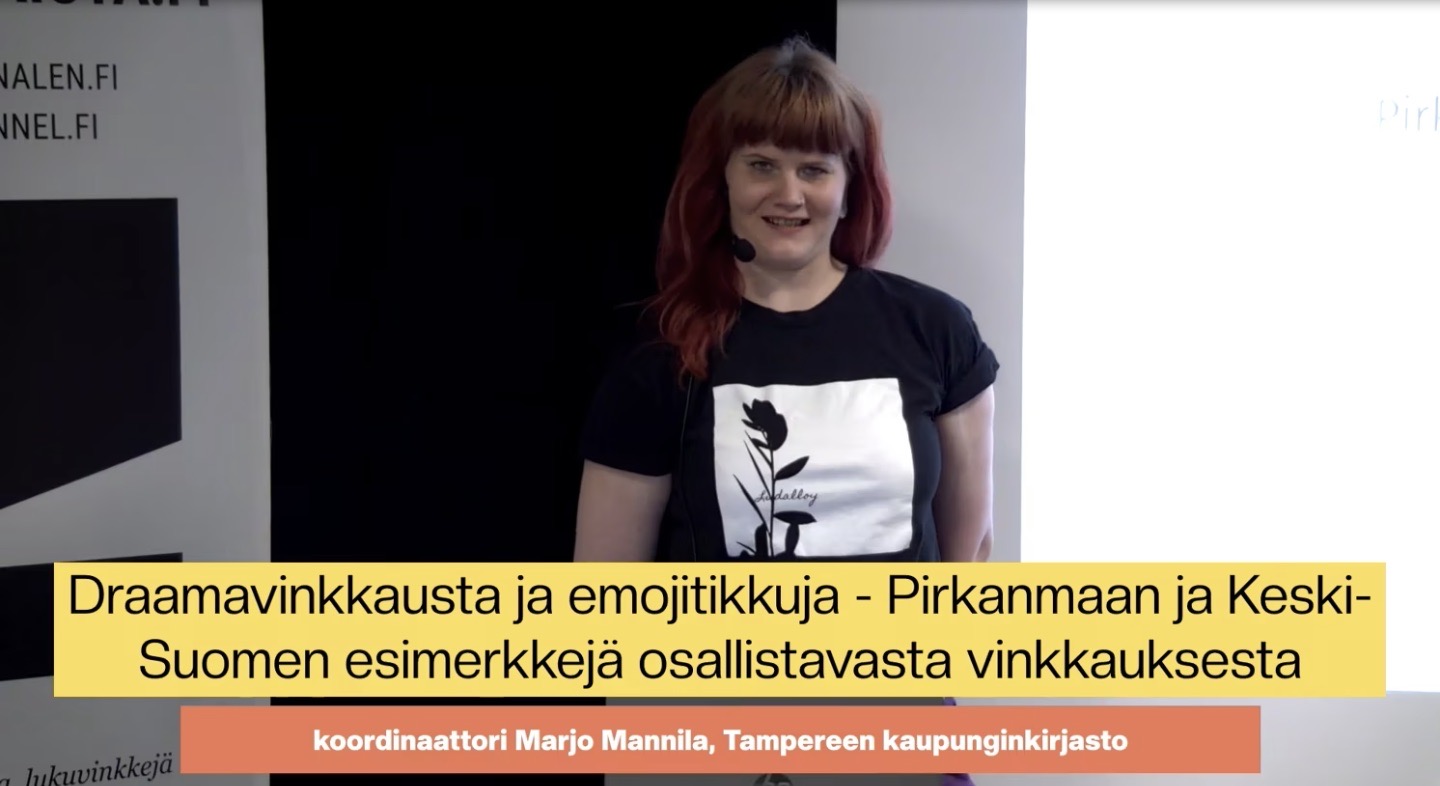 Marjo Mannila: Draamavinkkausta ja emojitikkuja - Pirkanmaan ja Keski ...