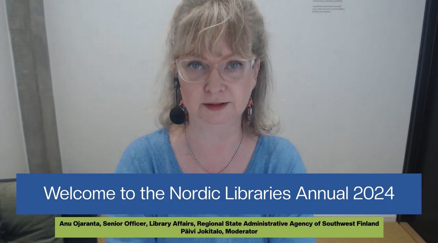 Anu Ojaranta and Päivi Jokitalo: Welcome to the Nordic Libraries Annual ...