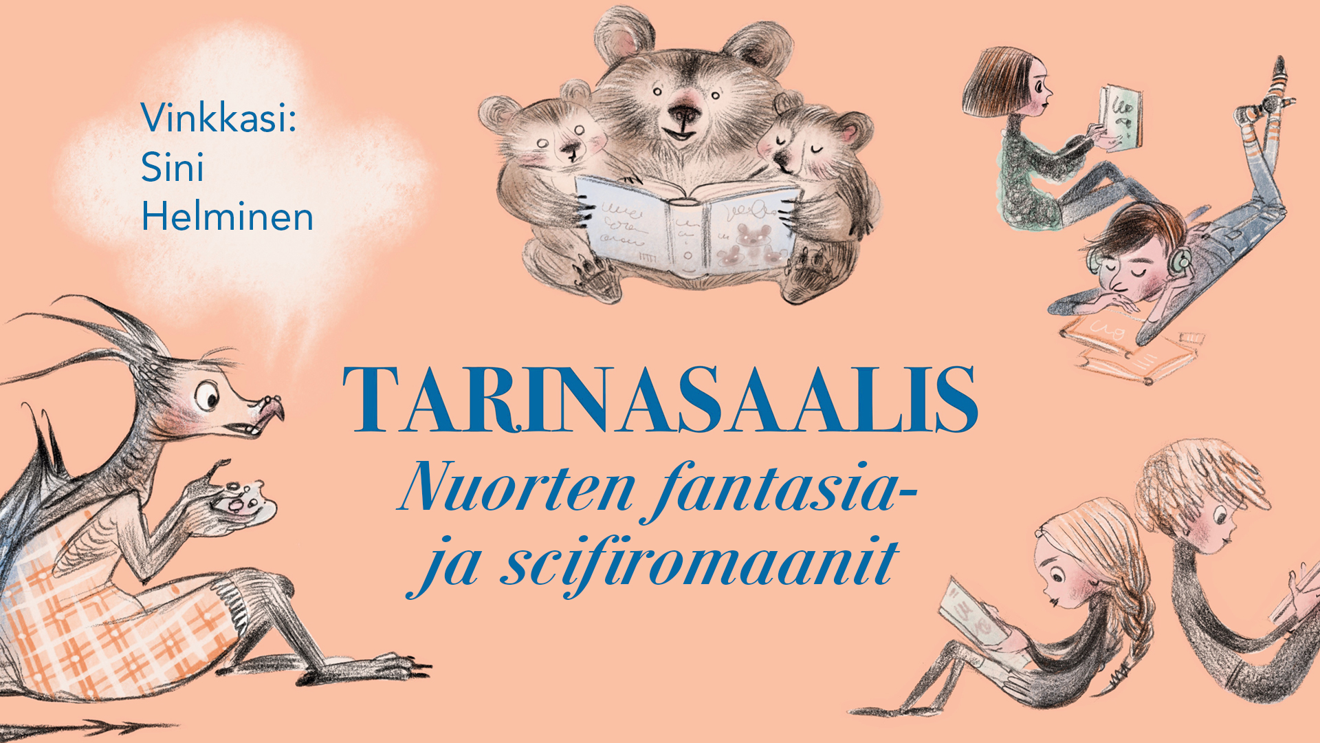 Tarinasaalis 2024: Sini Helminen – Nuorten fantasia- ja scifiromaanit ...